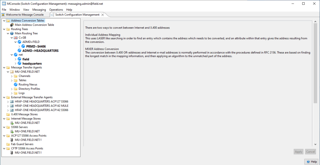 Secure Military Communications Systems - Isode