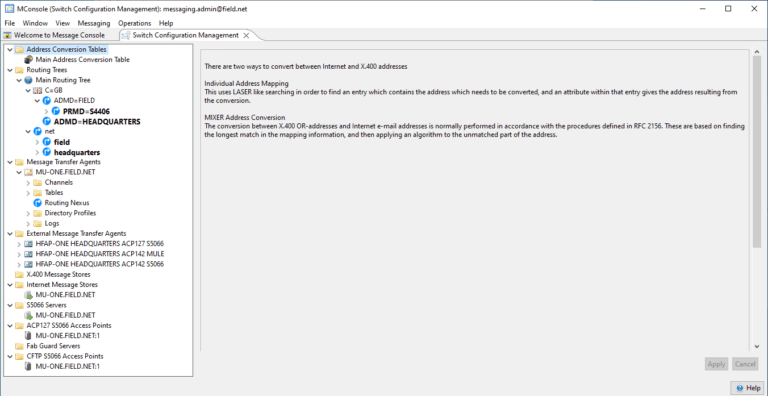 X.400 Message Switch - Isode